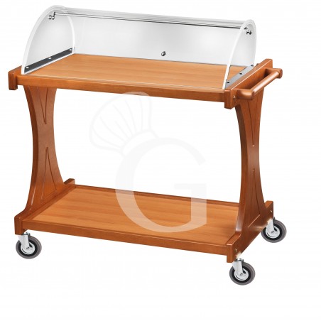 Servierwagen/Käse- und Dessertwagen, Holz, Haube, B 1060 mm x T 550 mm ...